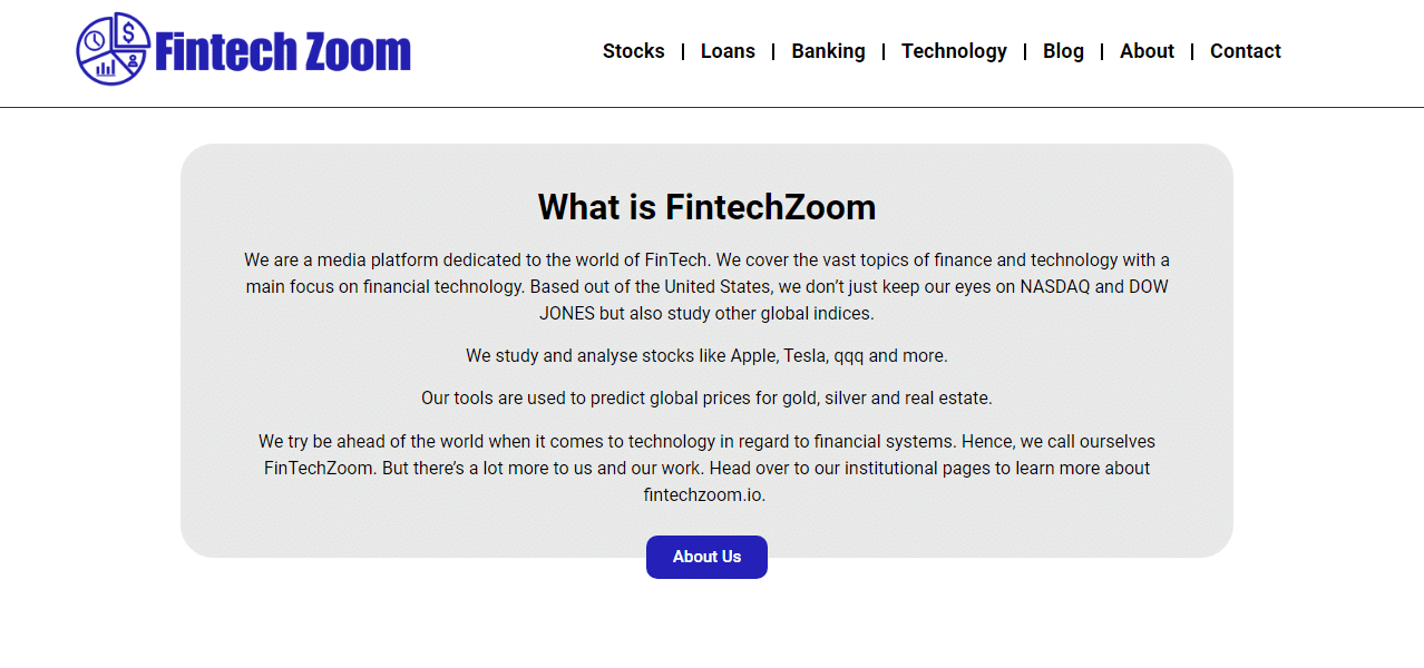 FinTechZoom Review: Insights Into The Financial Technology Company