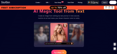 SoulGen AI Review: Key Features, Uses, and Pricing