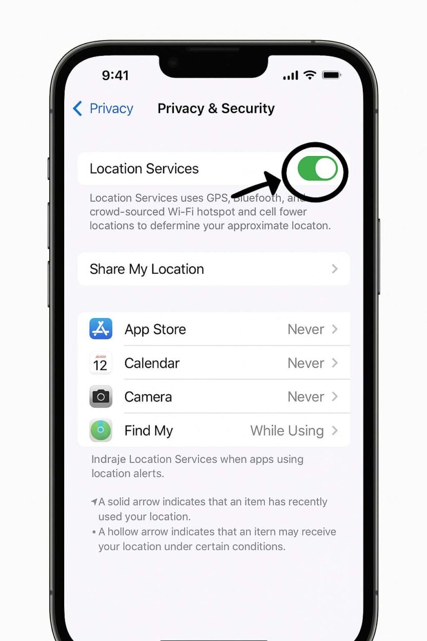 No Location Found vs Location Not Available on iPhone Explained